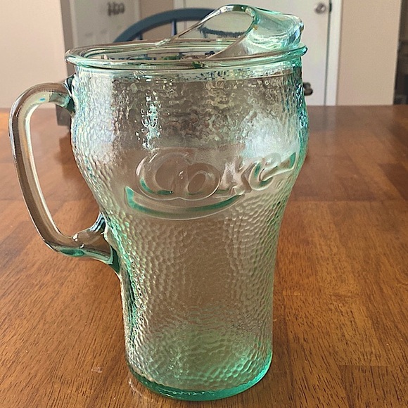 Coca Cola | Dining | Vintage Cocacola Glass Pitcher | Poshmark